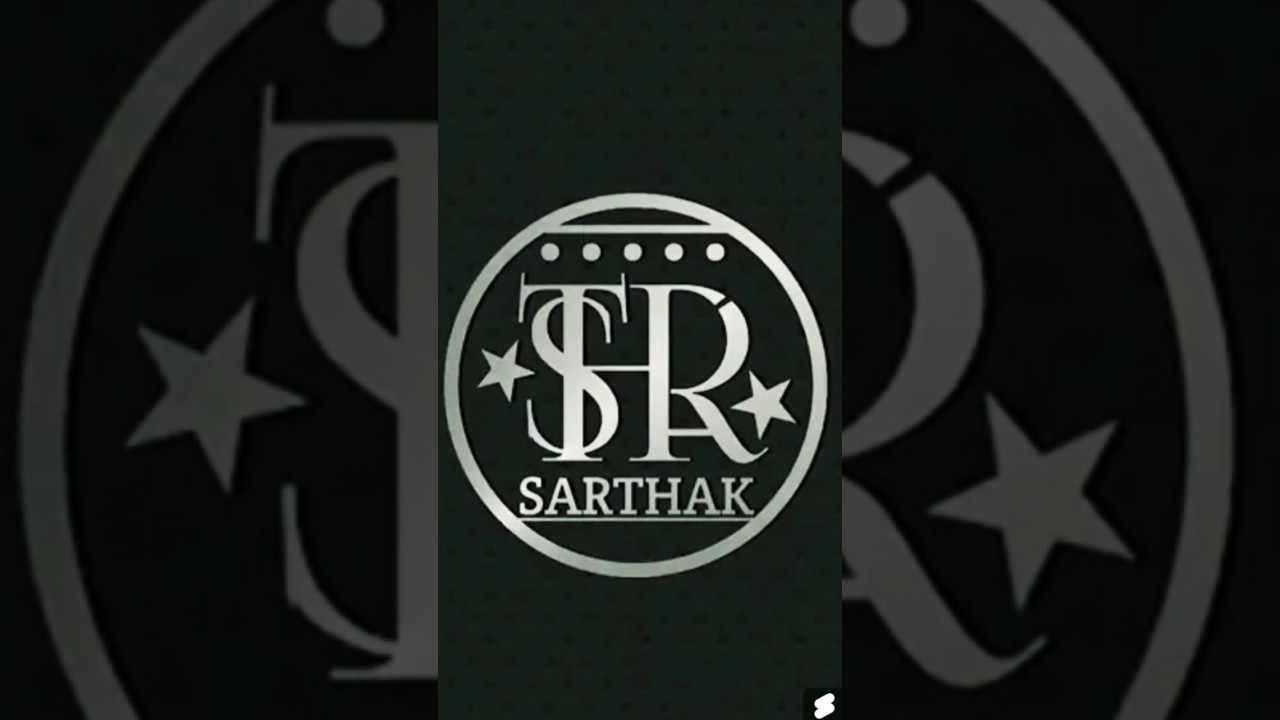 SARTHAK name logo design 🥰🤗#logoname #youtubeshorts - YouTube