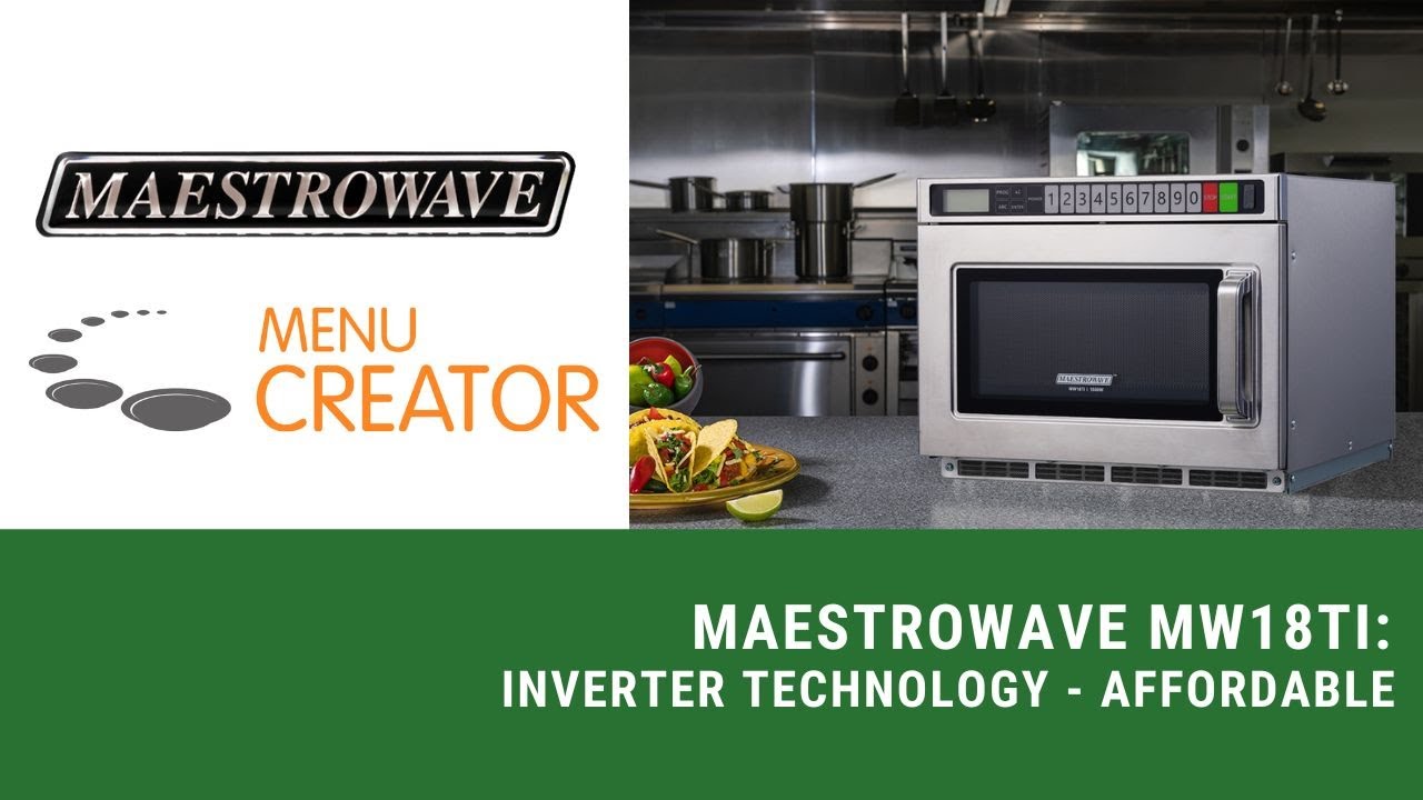 Maestrowave MW18Ti | R H Hall Foodservice Solutions - YouTube