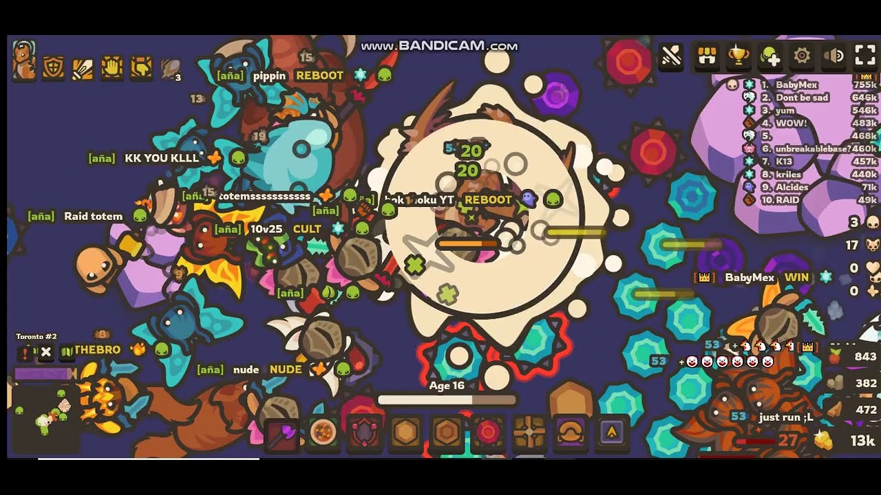 taming.io big raid win! - YouTube