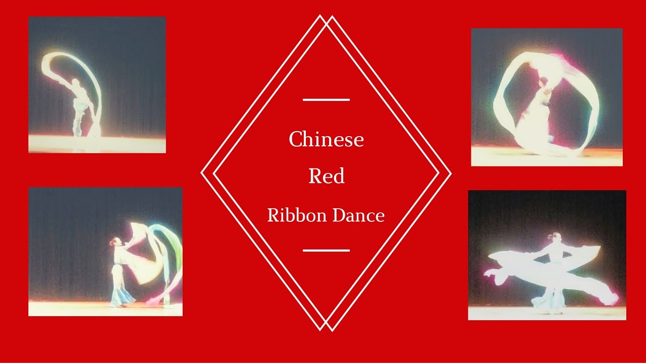 Chinese Red Ribbon Dance - YouTube