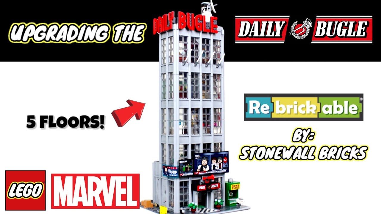 Stonewall Bricks Daily Bugle | Alternate Build Upgrades - YouTube