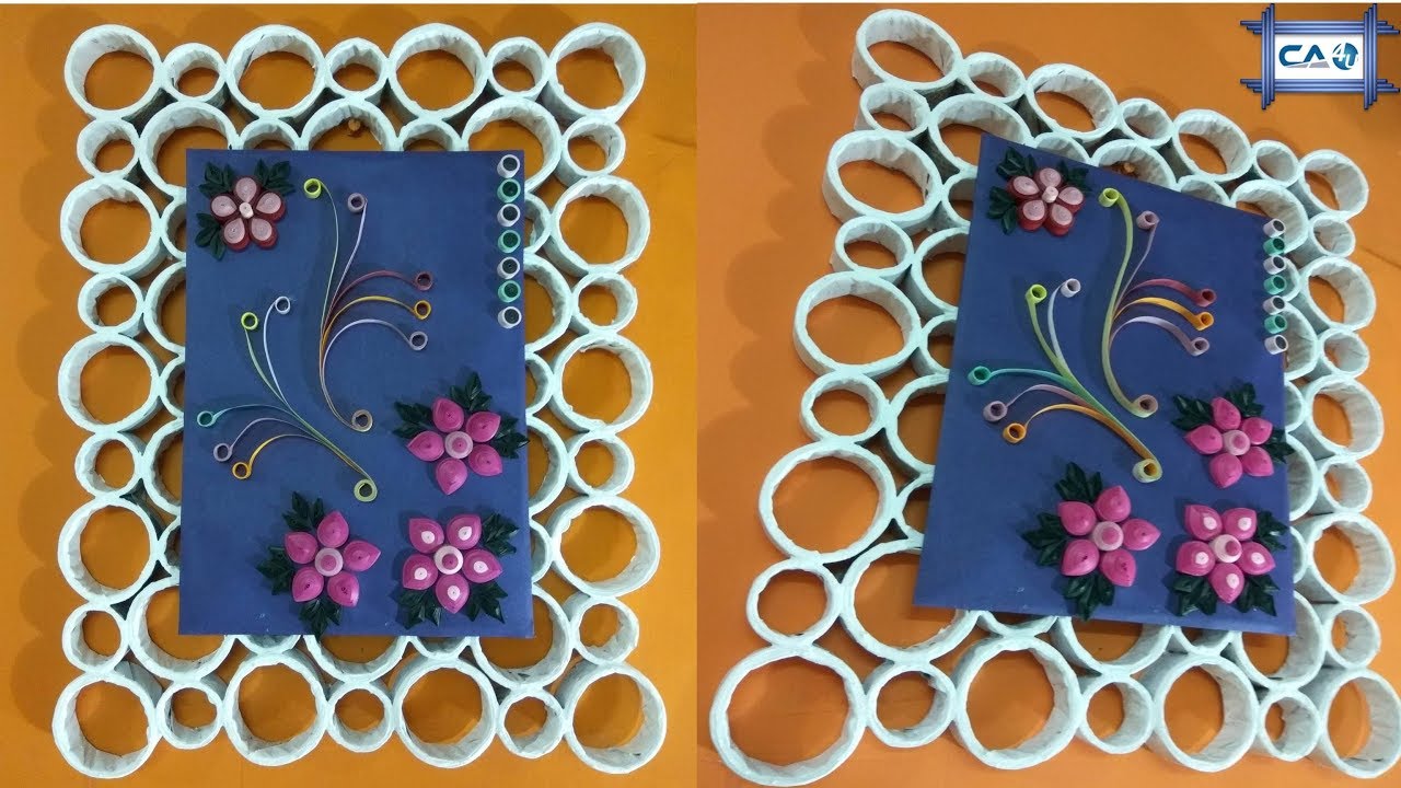 News Paper & Quilling Paper Art by Crazy Art 4U - YouTube
