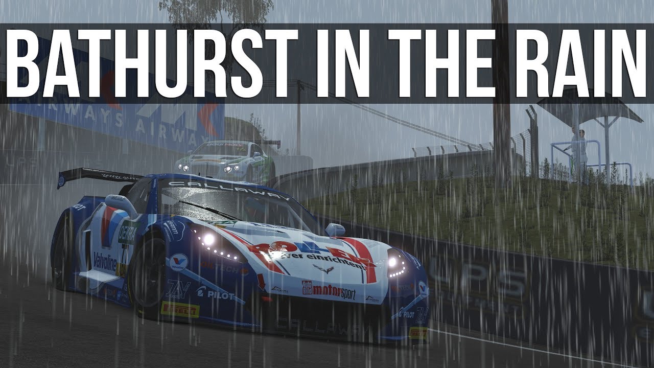 rFactor 2 - What's It Like Driving Bathurst In The Rain? | VR | - YouTube