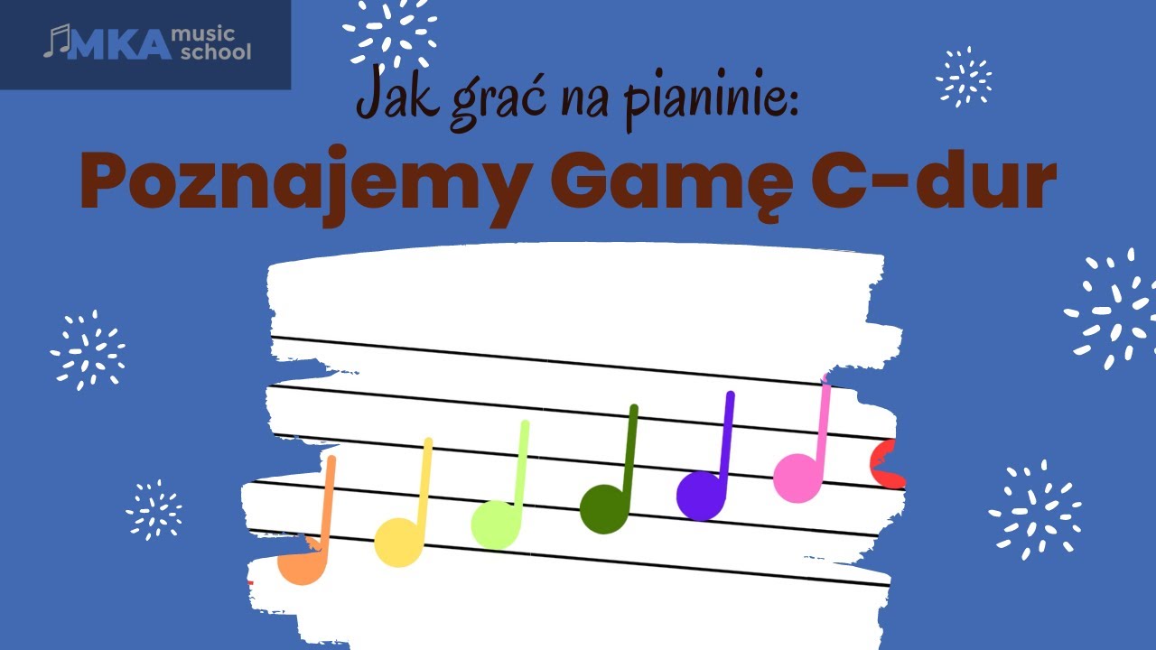 Gama C-dur- gra na pianinie, boom boom rurki - YouTube