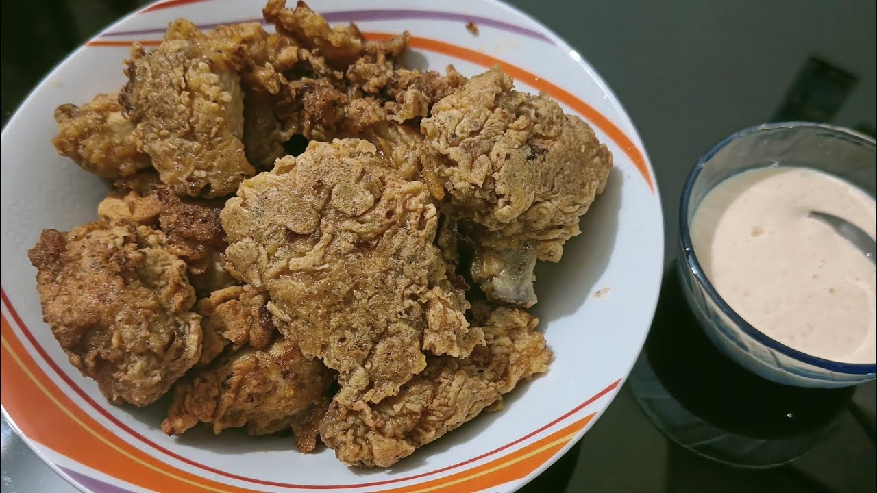 CRISPY BROASTED CHICKEN 😛// Easy homemade recipes - YouTube