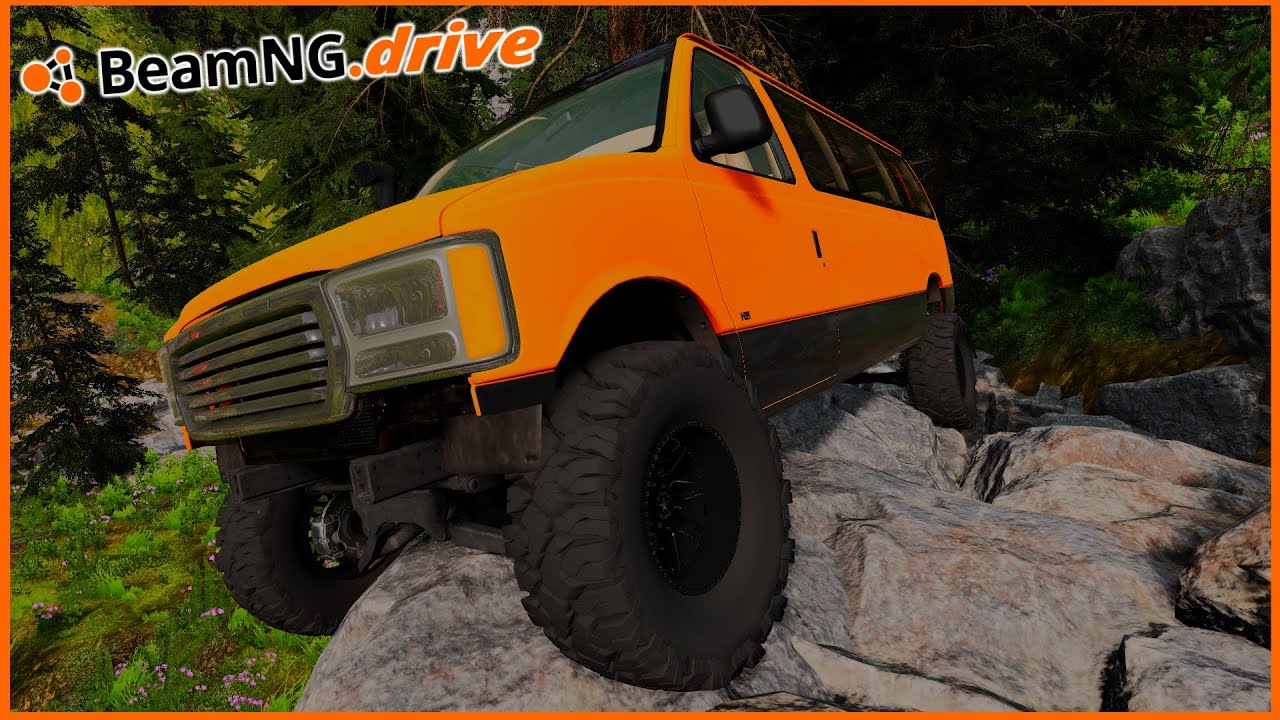 BEAMNG.DRIVE MP | OFFROAD VAN CHALLENGE!! DID WE MAKE IT? - YouTube