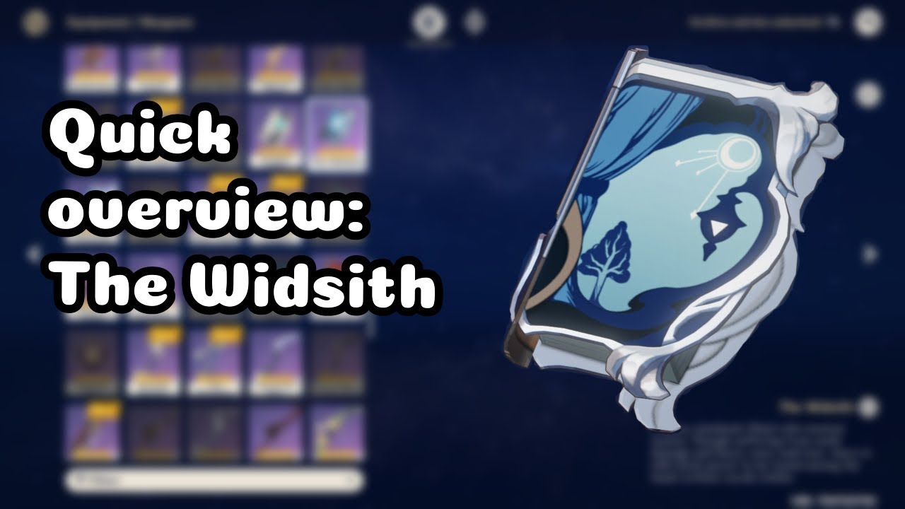 Quick overview: The Widsith | Genshin impact - YouTube