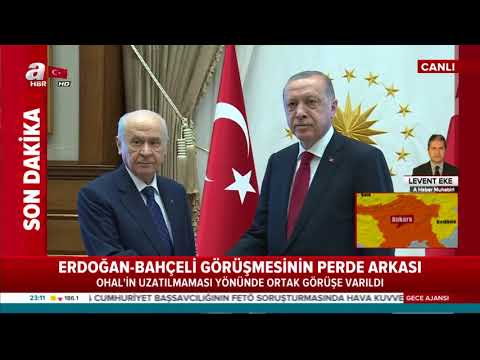 Erdoğan Bahçeli görüşmesinde flaş OHAL detayı