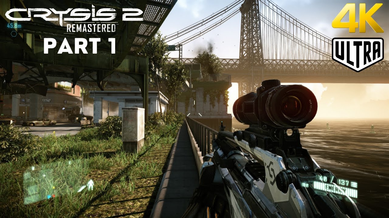 Crysis 2 Maximum Edition (2011) PC Gameplay | Part 1 | [4K/60FPS] - YouTube