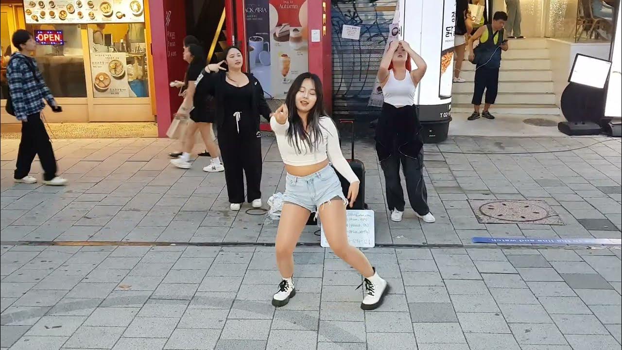 20230911 Hongdae Busking 홍대 댄스팀 임팩트크루 Impact Crew 버스킹 02 이세계아이돌