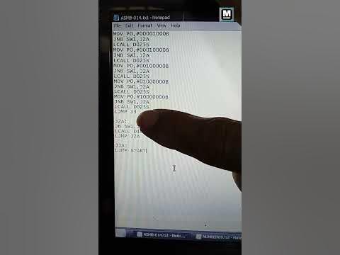 Ep.21/MCS-51 Assembly Coding/Tutorial/ How to change blink by switch วิธีเปลี่ยนแบบไฟวิ่ง part.6 ...