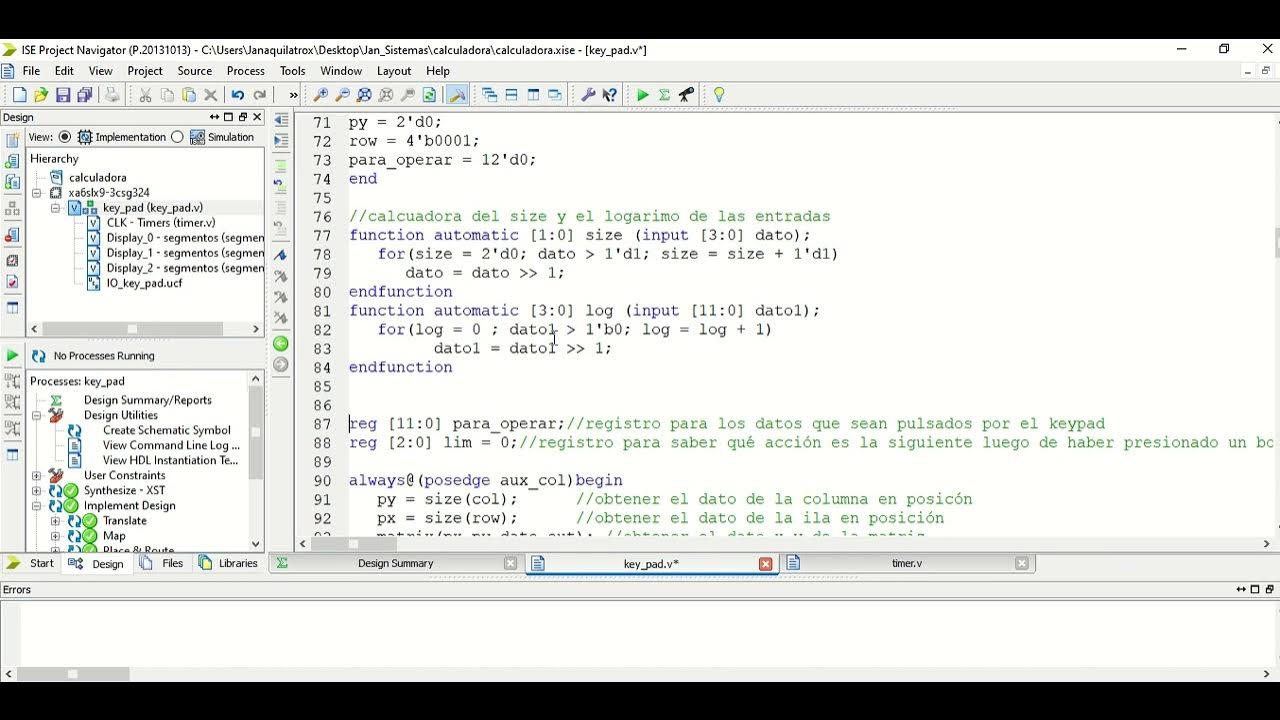 CALCULADORA EN VERILOG (FPGA SPARTAN 6, HDL LANGUAJE). - YouTube
