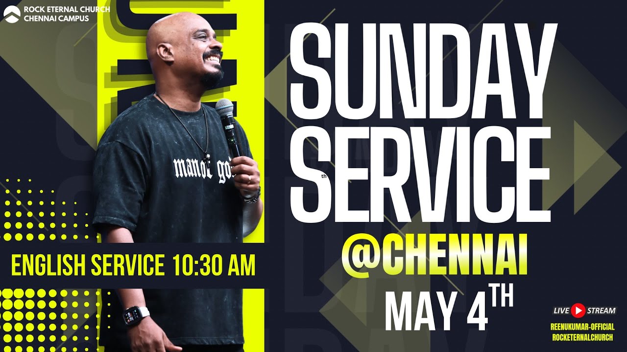 🔴 LIVE | Rock Eternal Church | English Service | May 04th 2025 | 10:30 ...