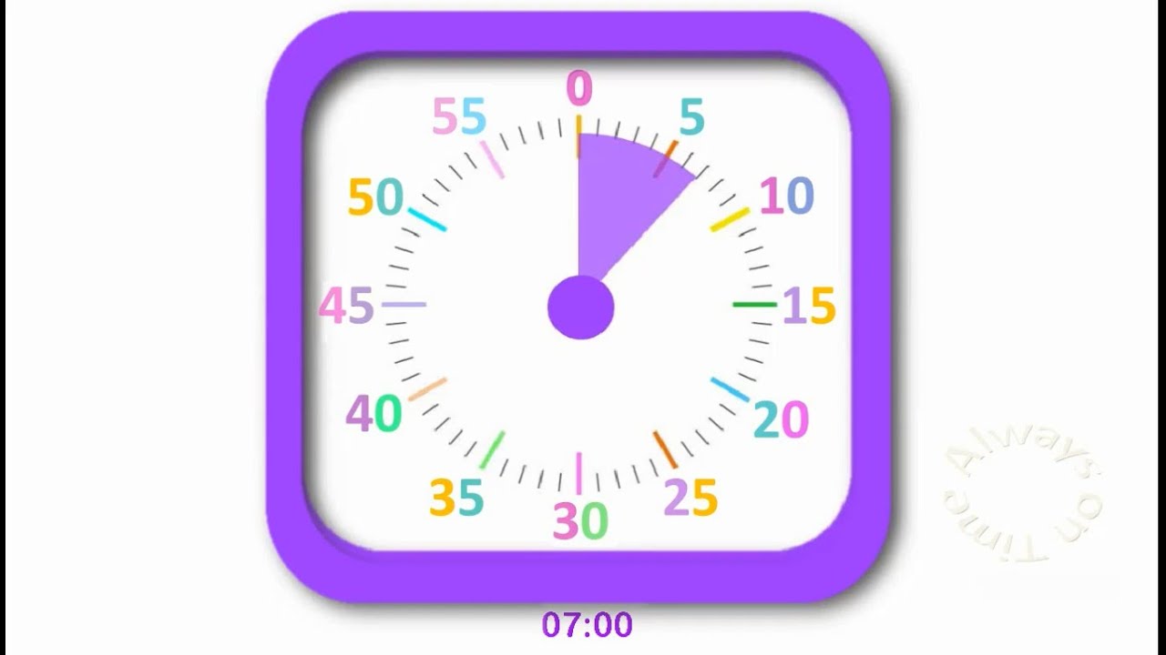 7 Minute Visual Timer - YouTube