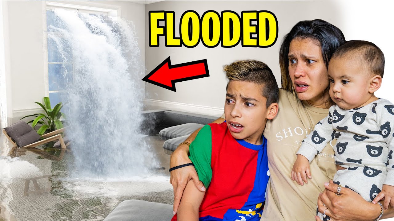 OUR HOUSE is FLOODED!! (DEVASTATING) | The Royalty Family - YouTube