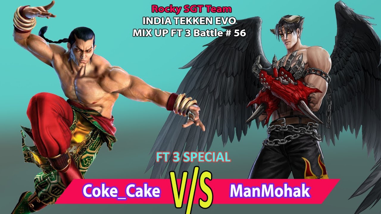 Tekken BATTLE'S # 56 Coke_Cake v/s ManMohak_Eula | india tekken evo ...