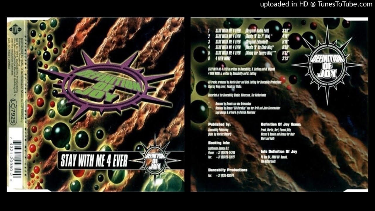 Definition of Joy – Stay With Me 4 Ever (Original Extended – 1994 ...