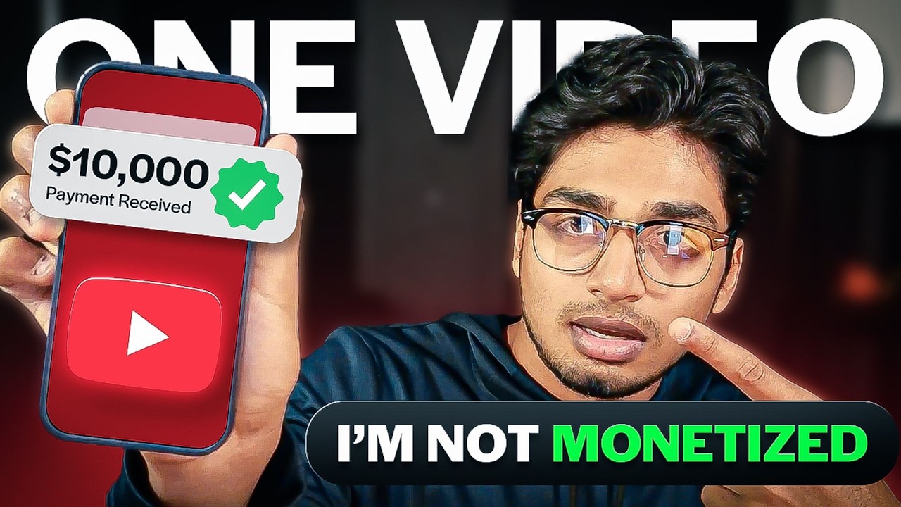 How I made $10,000 with ONE Youtube Video (Im NOT monetized) - YouTube