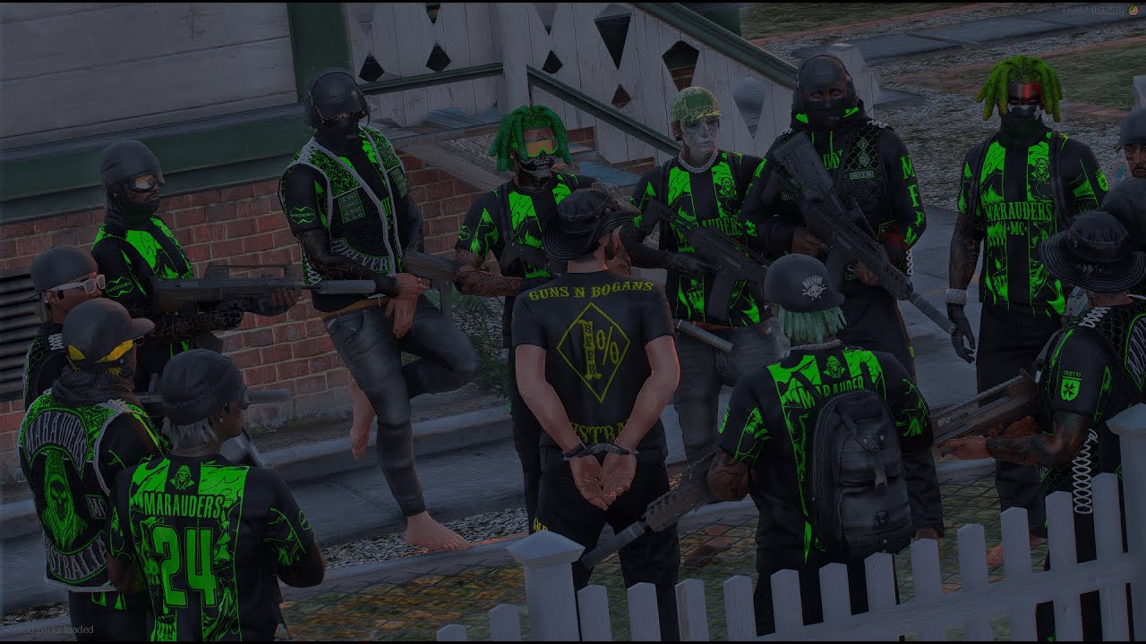 Marauders MC vs Guns N Bogans MC PT.2 | Apollo Networks - YouTube