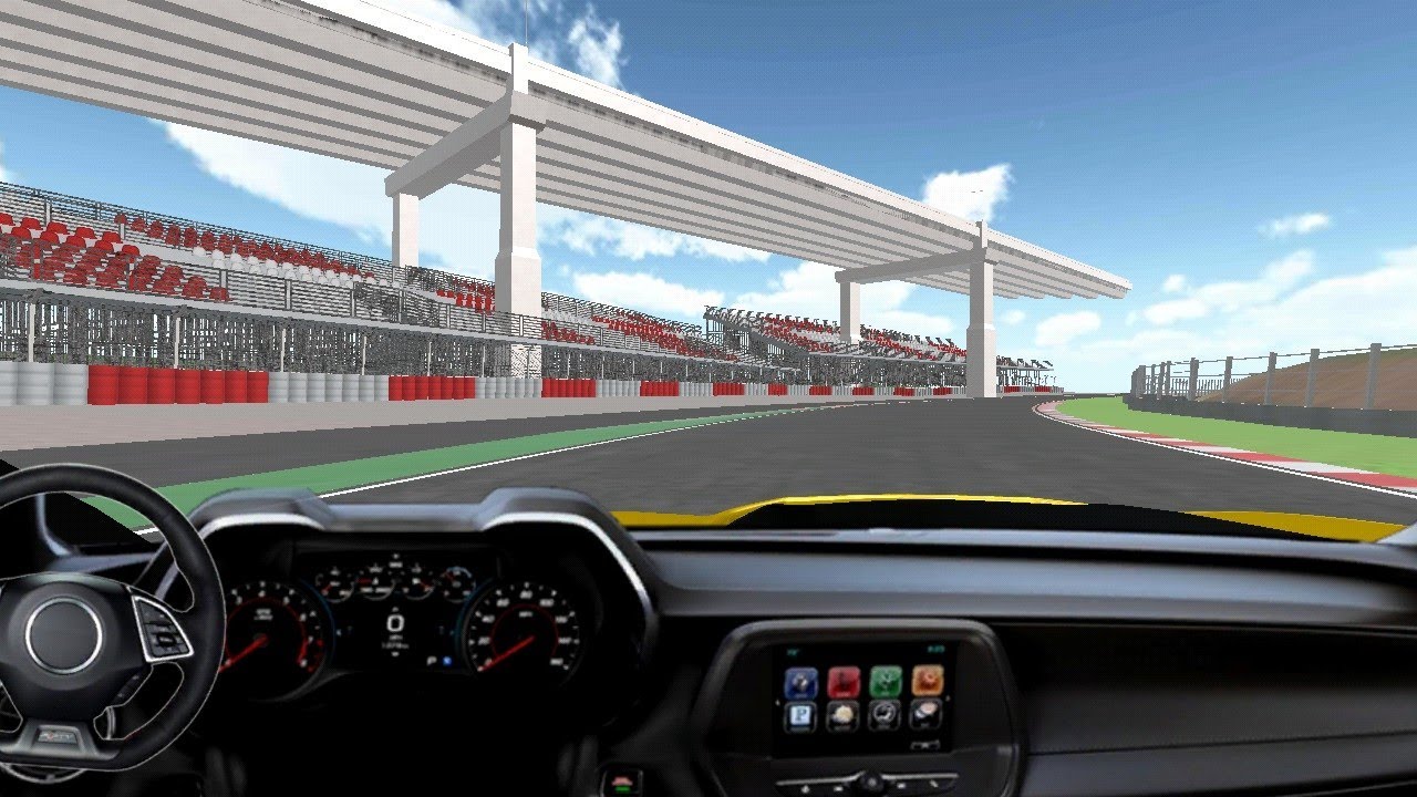 3D Driving Class Game | Chevrolet Camaro Car In Racing Track Map ...