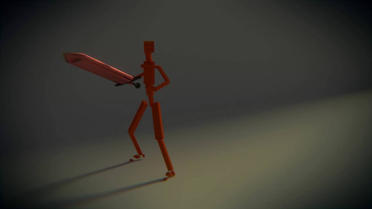 Sword Thrust Test Animation - YouTube