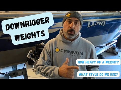 What Downrigger Weight to use for Trolling? - YouTube