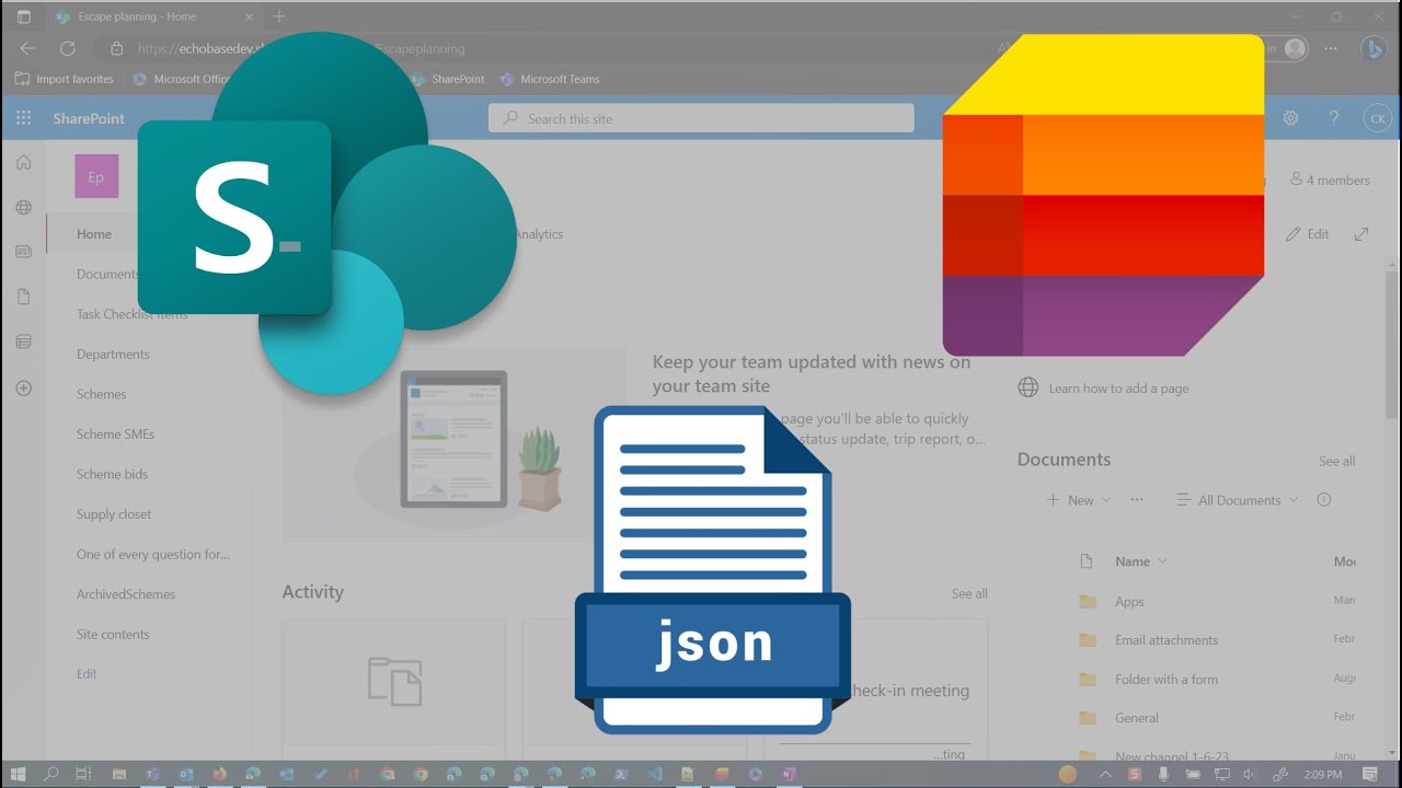 Self-service tasks list in SharePoint with JSON formatting - YouTube