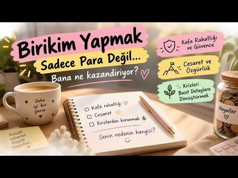 Neden Birikim Yapmalıyız ? 💰