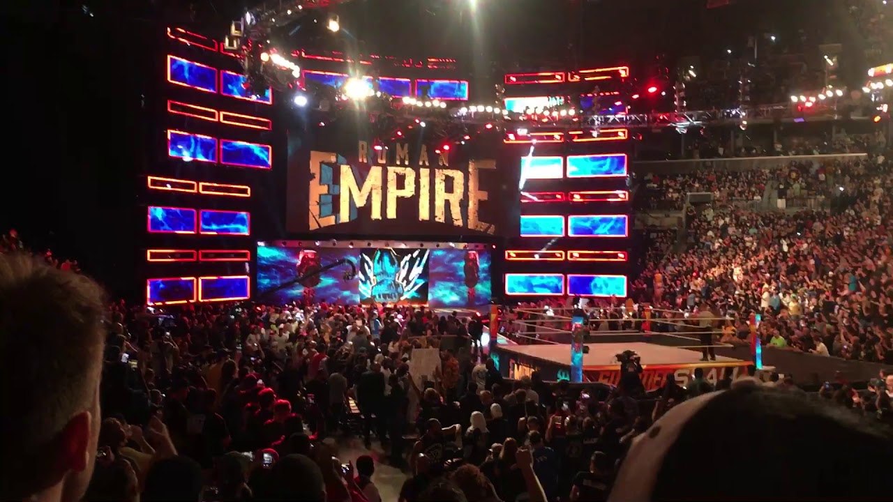 Roman Reigns Entrance (Live) WWE: SUMMERSLAM - YouTube