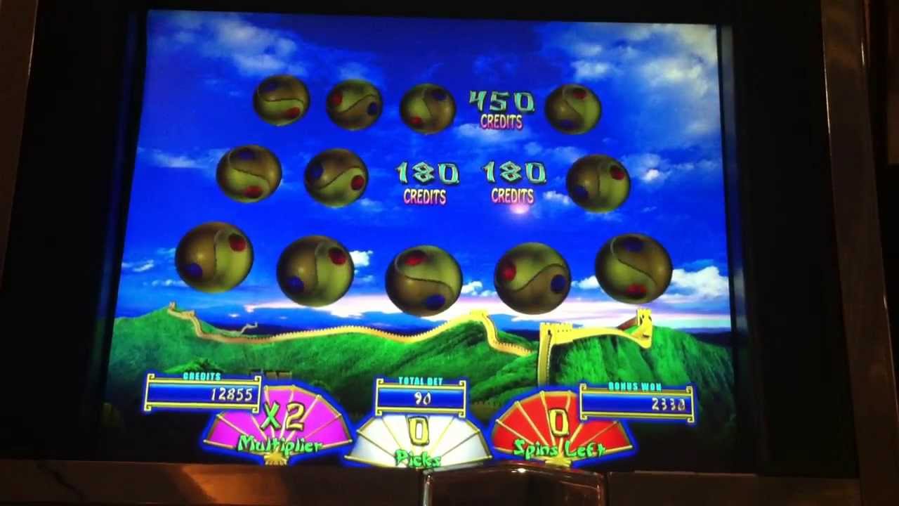 WMS Great Wall Slot Machine Bonus Win at Parx Casino - Good Win - YouTube