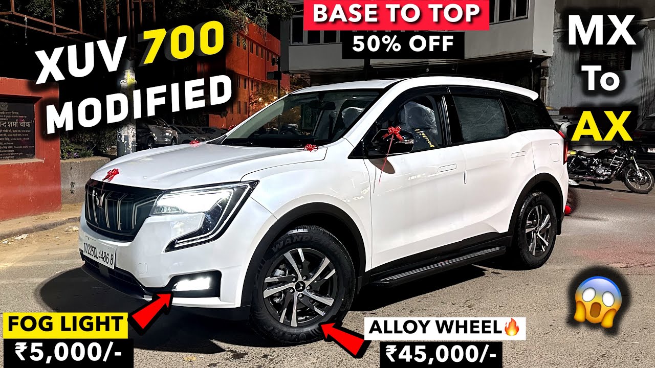 Xuv700 Accessories | Mahindra Xuv 700 Base Model Modified | Xuv 700 ...
