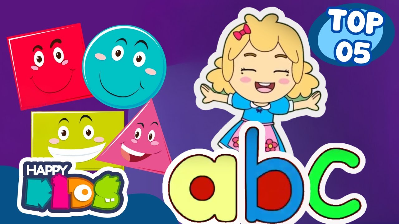 ¡Top 05 canciones para aprender!🎶30 MIN 🎵|🥳 Happy Kids - YouTube