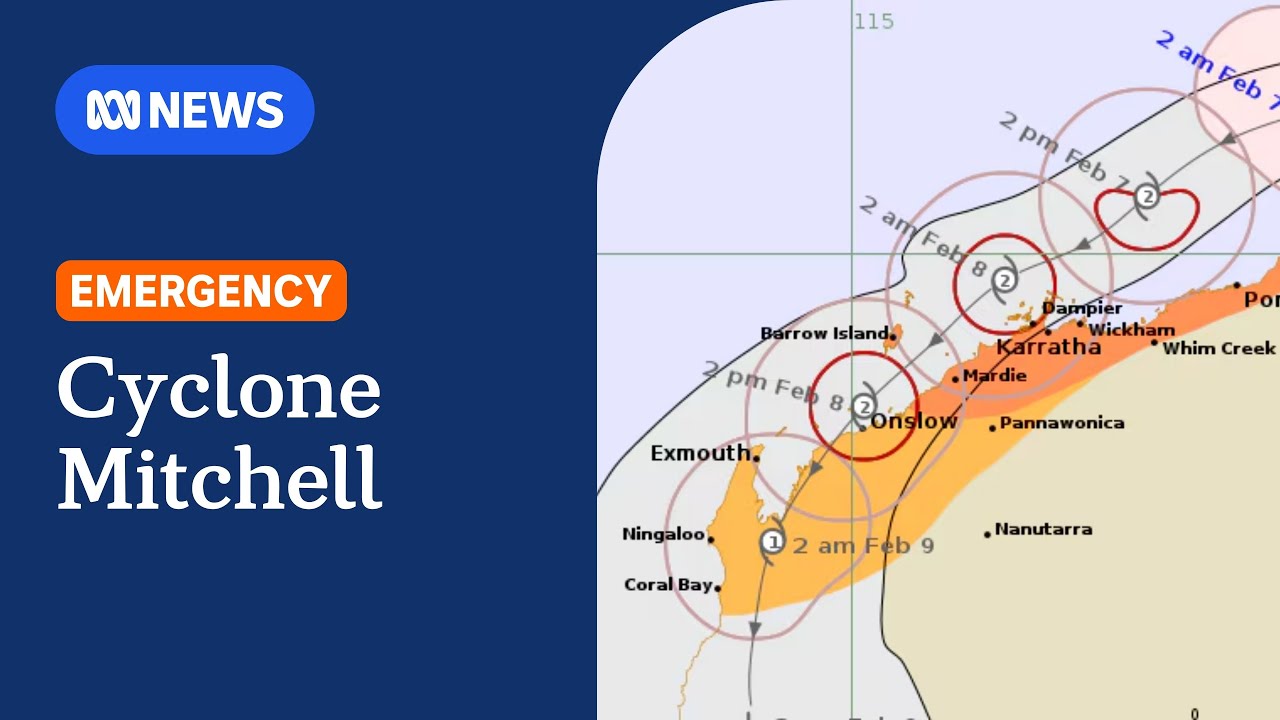 WA's Pilbara braces for intensifying tropical Cyclone Mitchell | ABC ...