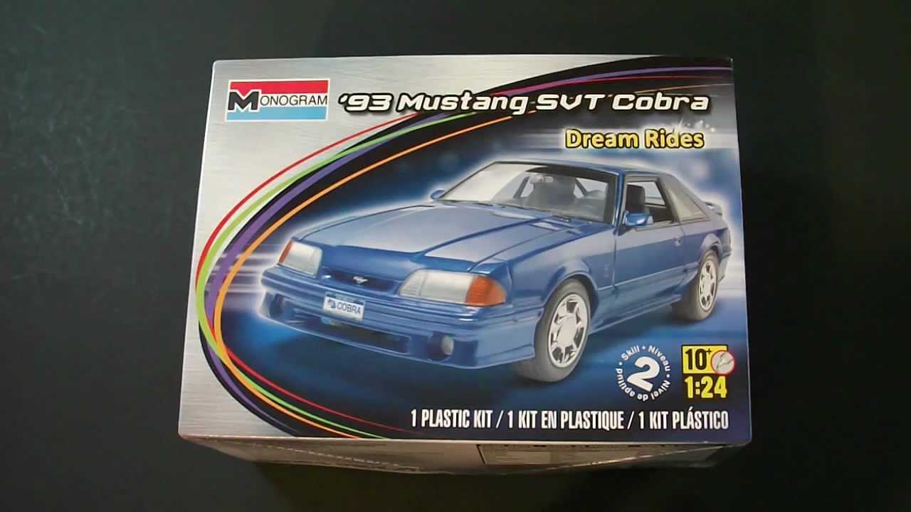 #66 - Monogram 93 Mustang SVT Cobra Review - YouTube