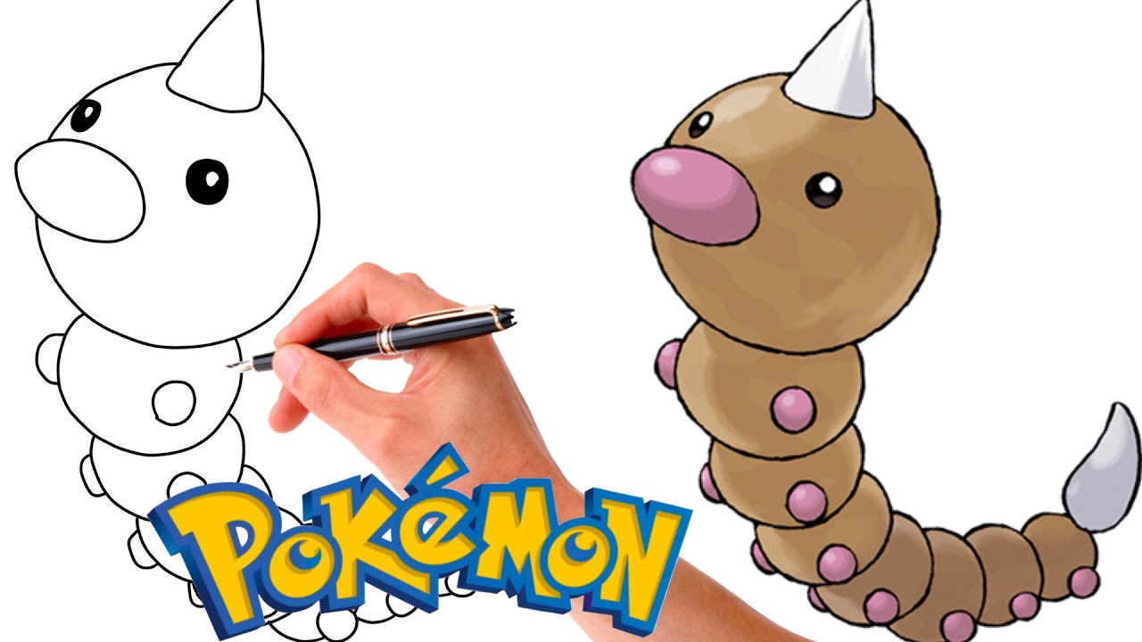 How To Draw WEEDLE POKEMON #013 EASY! | Generation 1 - YouTube