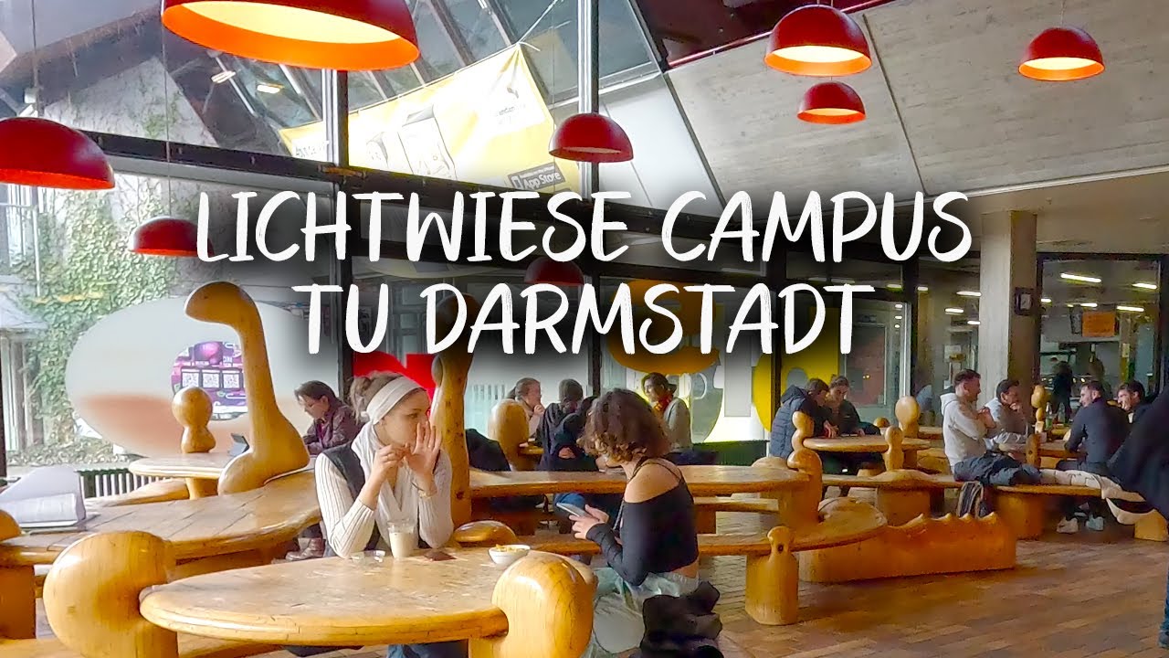 2024 TU Darmstadt Lichtwiese Campus Walking Tour | Germany Virtual Travel - YouTube