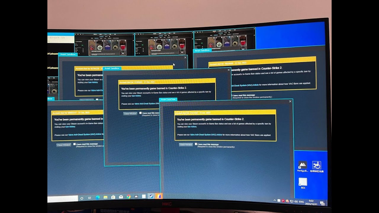 cs2 case farm + red medal ban wave :))))))) - YouTube