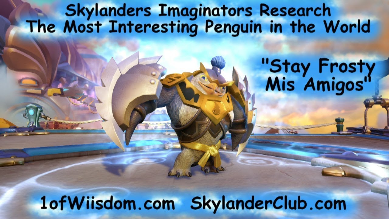 Skylanders Imaginators Research: King Pen Ice Mastery Upgrade Path ...