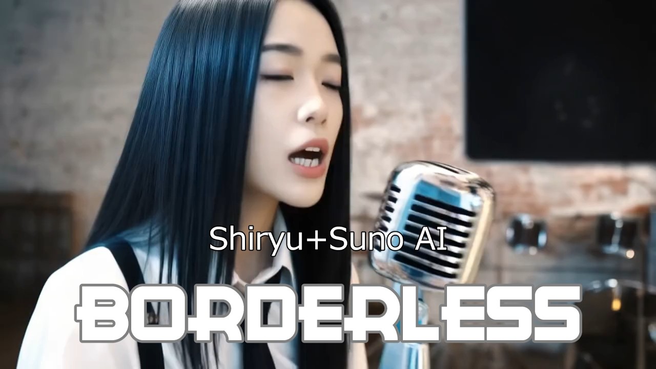 登録者1000人記念②【SKA姪さん × Jazz, Ska, Punk】Shiryu+Suno AI - BORDERLESS [ AI MUSIC VIDEO ] - YouTube