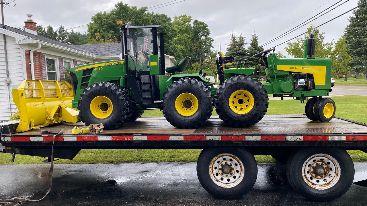 Don Campbell sells his 1/2 scale tractors. The John Deere 9630 and John ...