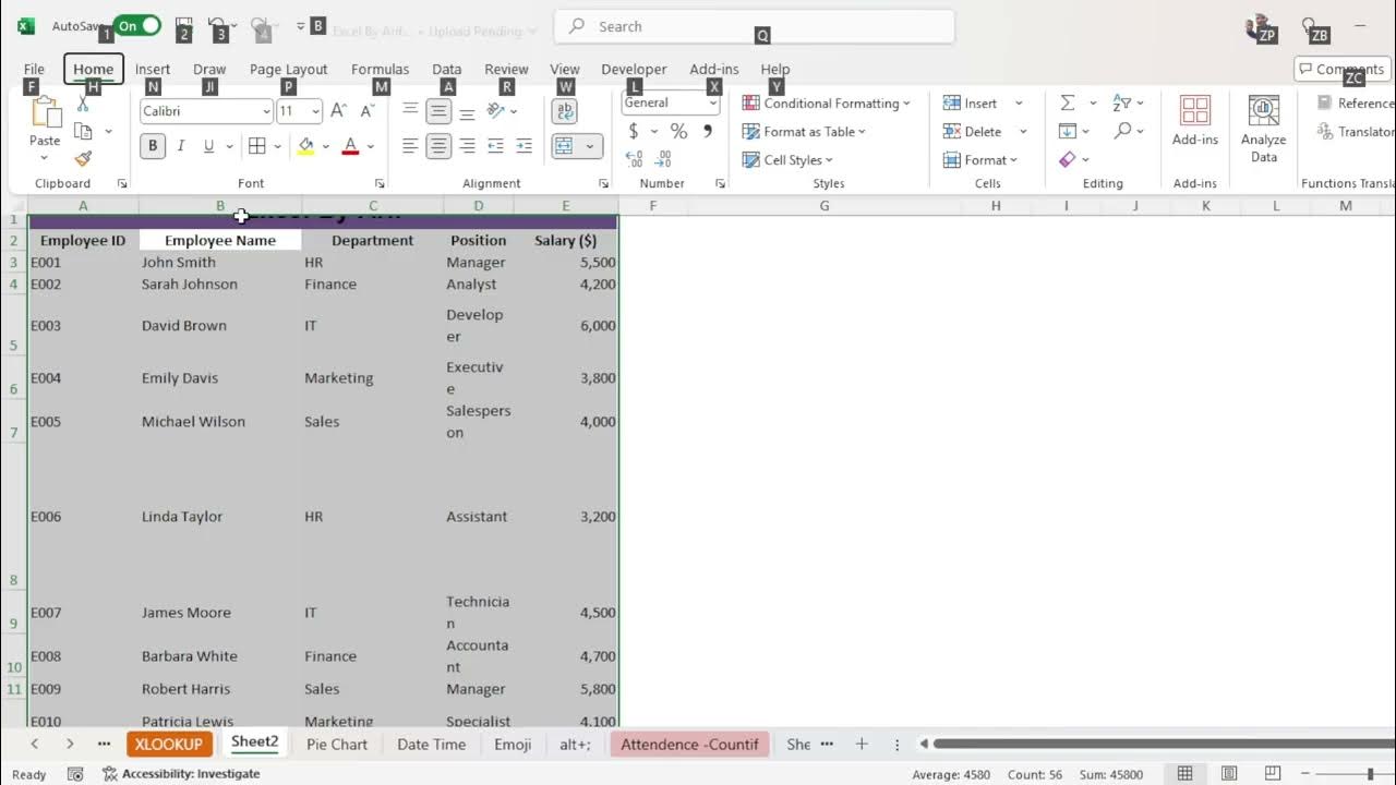 AutoFit Row & Column Width in Excel | Shortcut Keys You Need to Know ...