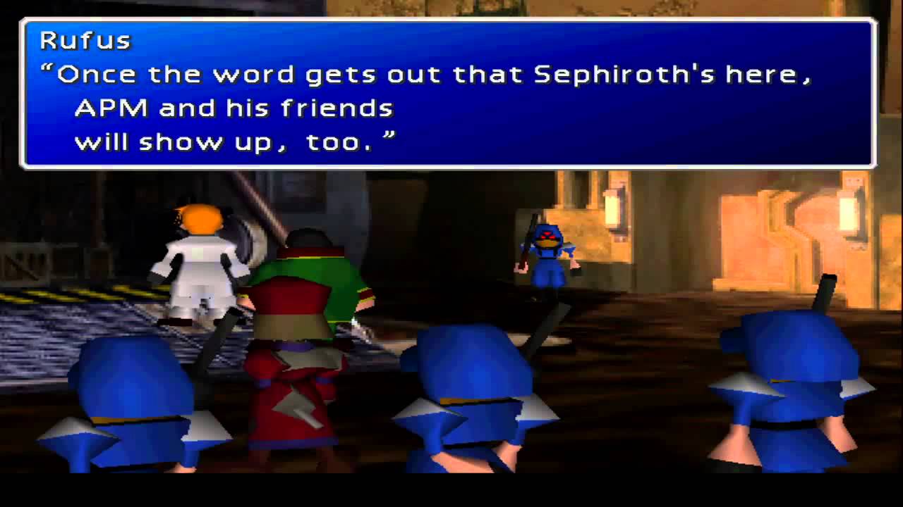 Final Fantasy VII, Career 058, Junon: Shinra's premises and onto cargo ...