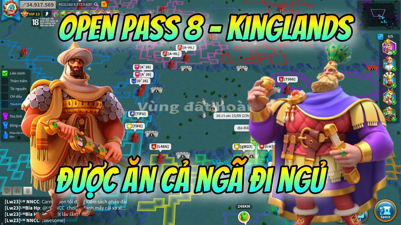 KINGLANDS KVK4 MAP HA - #3023,#3018,#3030... vs #3019,#3043,#3050 ...