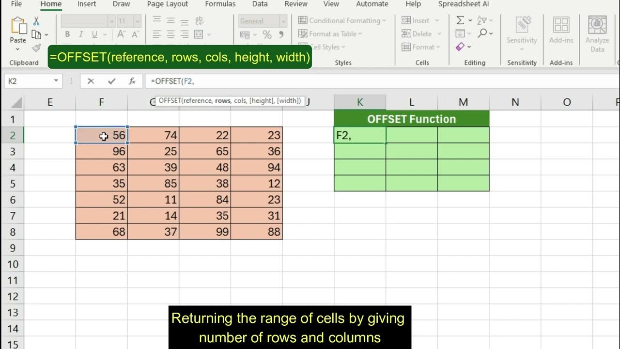 Unlocking Excel’s Power: A Deep Dive into Index, Offset, and Row Functions || Excel Lookup ...