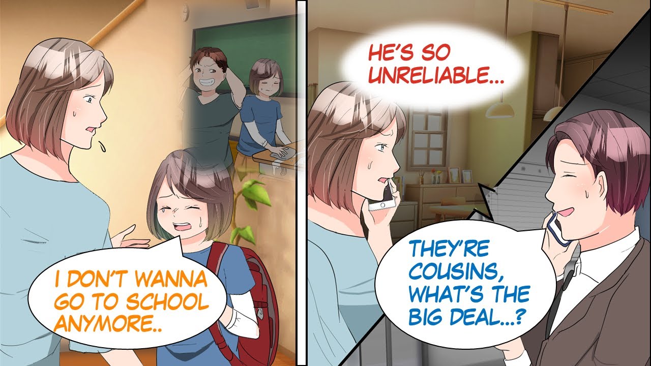 [Manga Dub] My Daughter Had to Watch Over My Nephew at School and Came Home Upset! And My ...