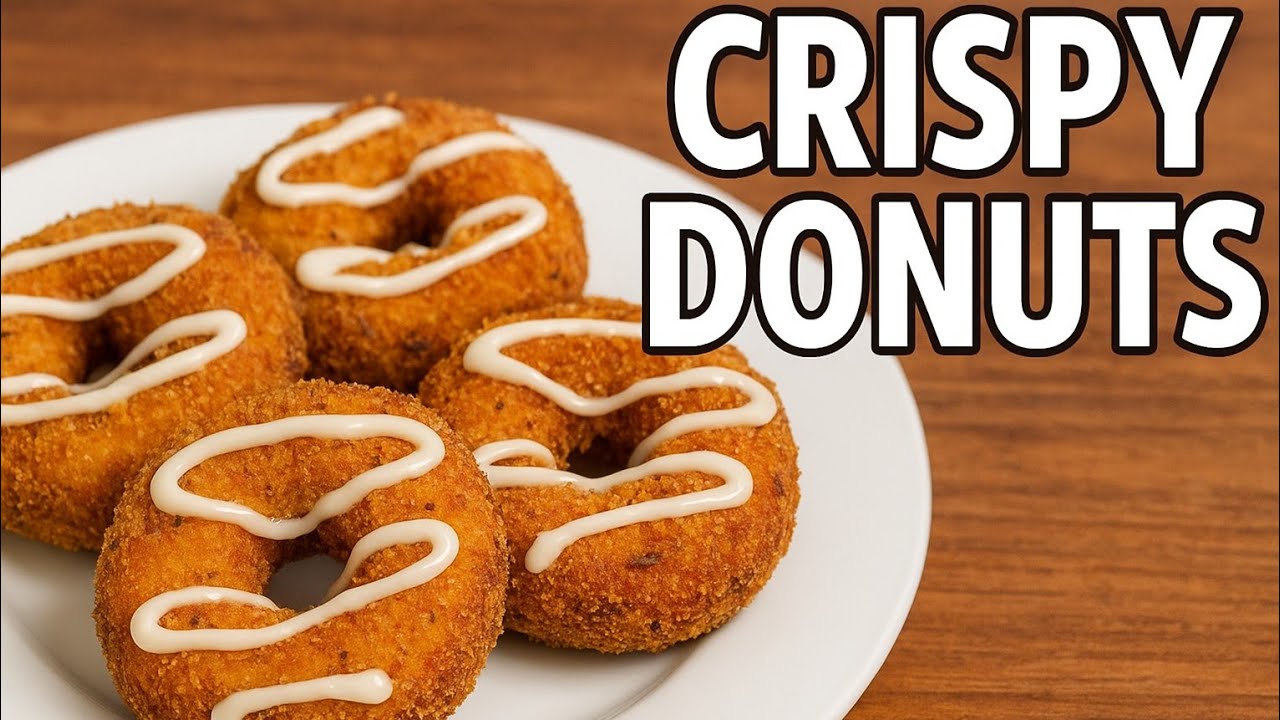 Crispy Donuts Recipe | Snack Everyone Will Love - YouTube