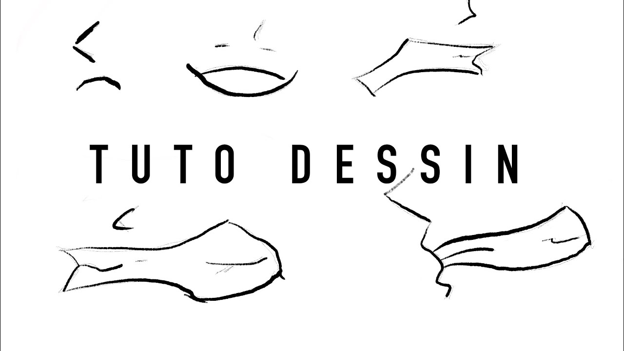 [TUTO] Comment dessiner des bouches ( manga ) - YouTube