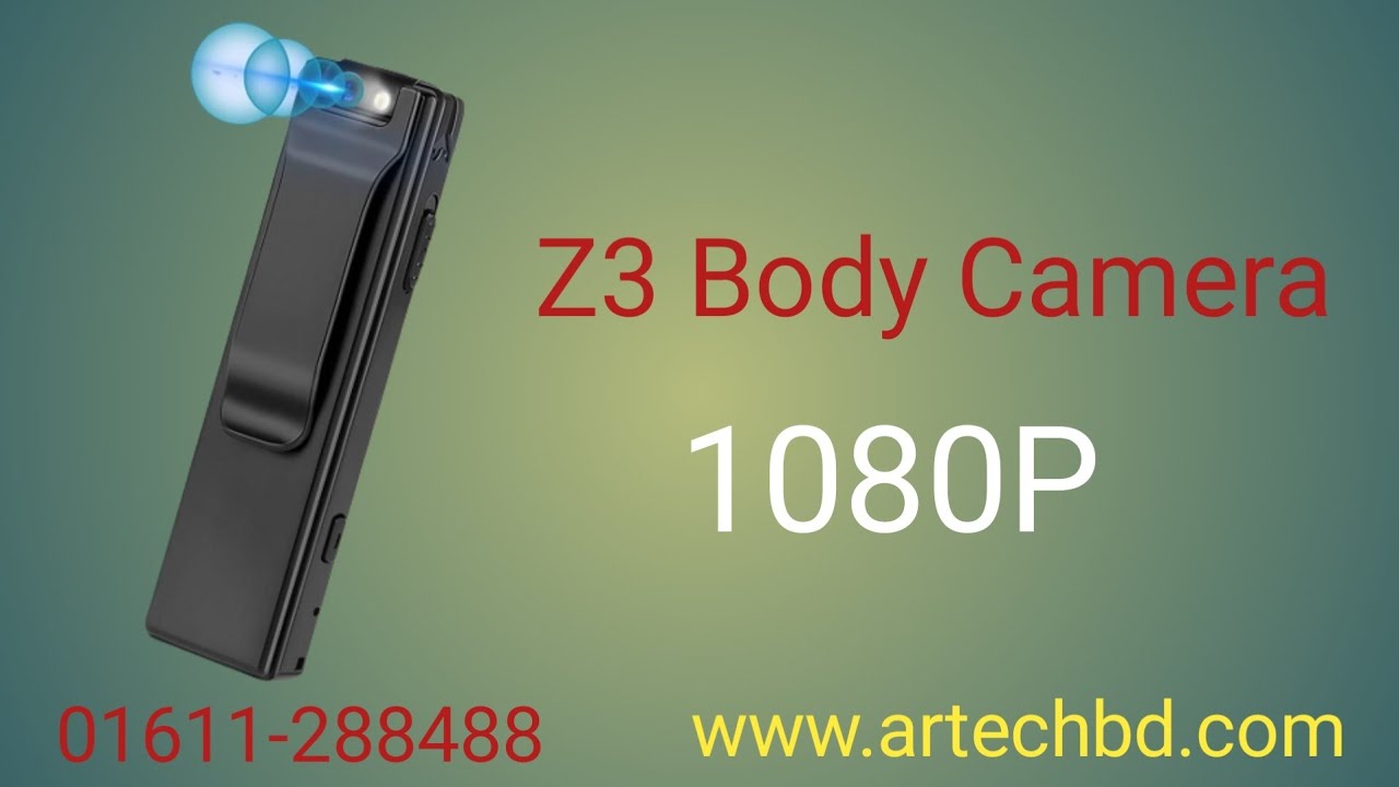 Z3 HD 1080P Mini Body Camera With Voice Recorder Metal Body | AR TECH ...