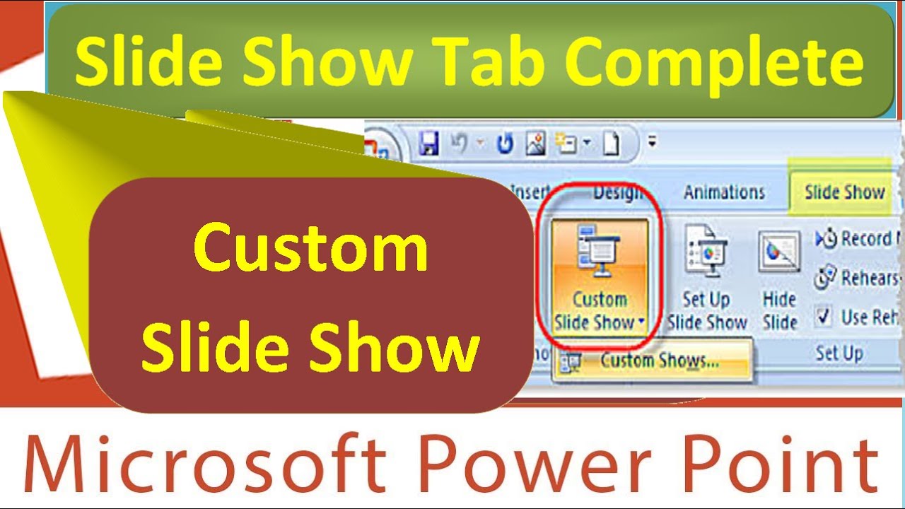 Slide Show And Custom Slide Show In PowerPoint YouTube Slide Show And Custom Slide Show In PowerPoint YouTube