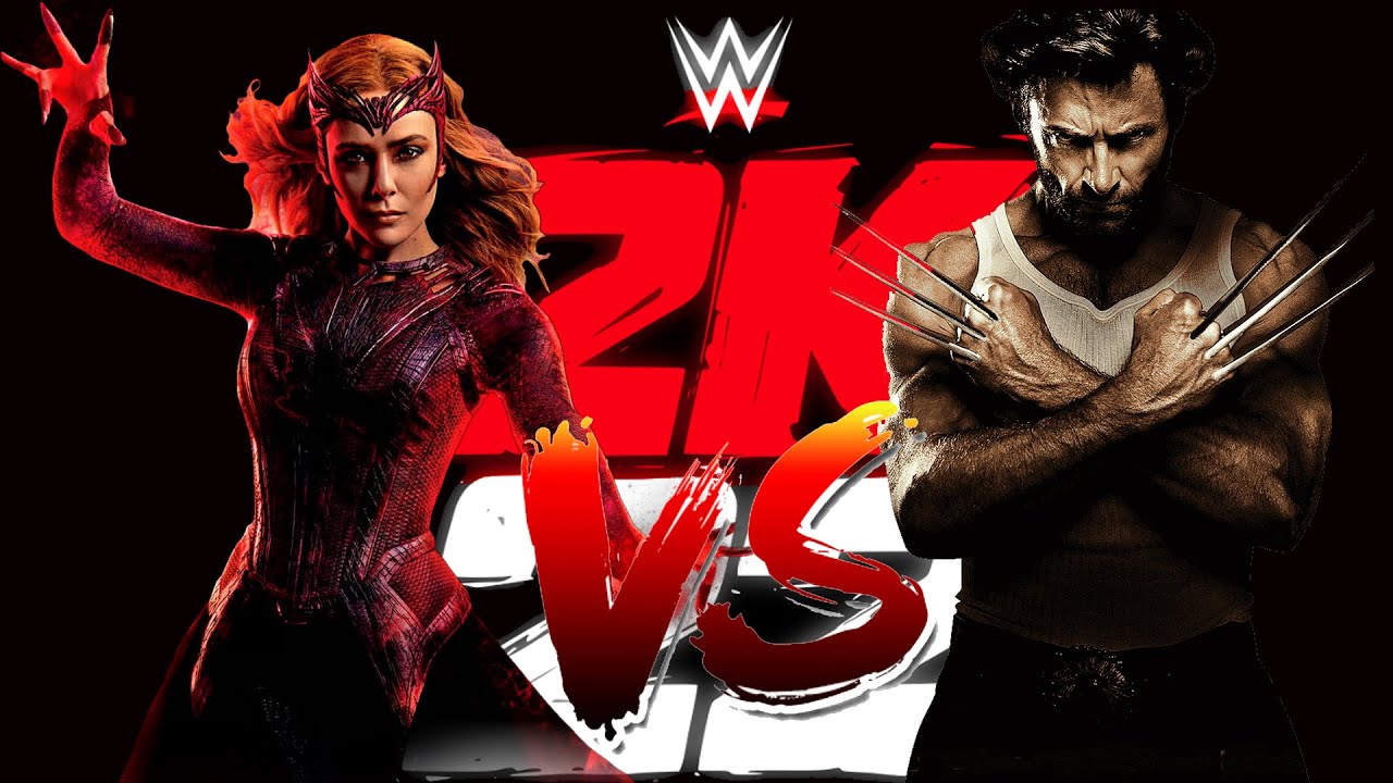 Wolverine (Logan) vs Scarlet Witch (Wanda Maximoff) | WWE 2K22 - YouTube